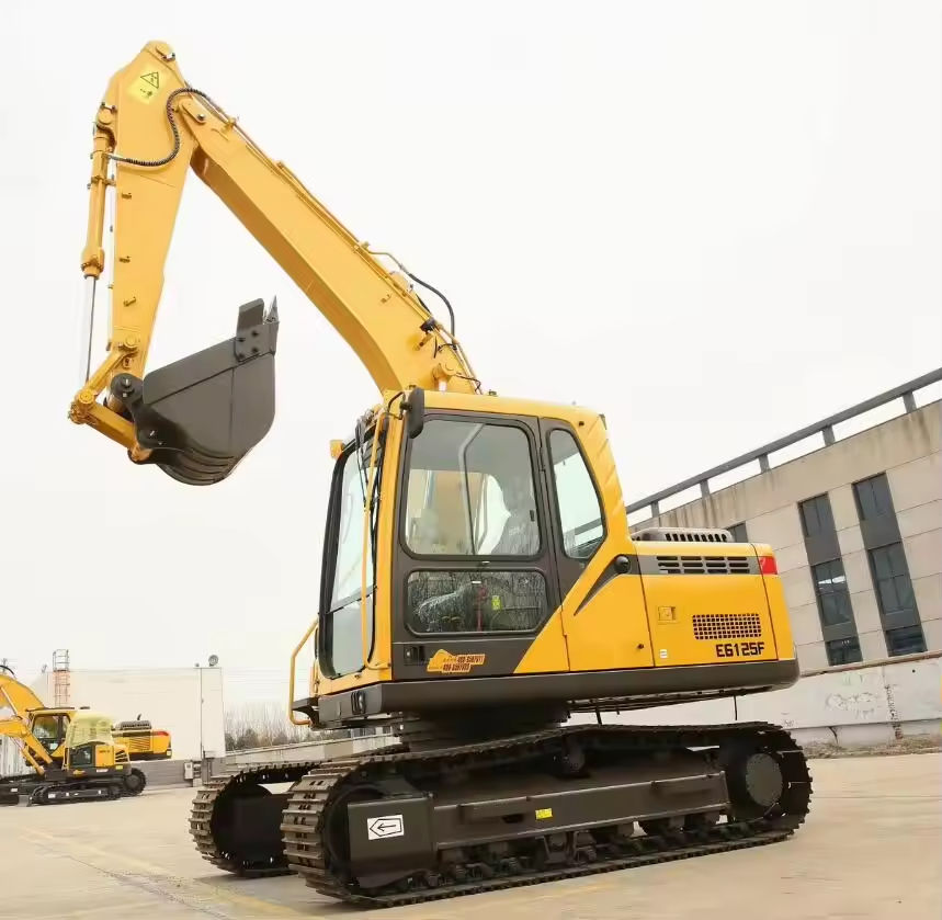 Digging Machine 12ton Digger E6125F Hydraulic Crawler Excavator Bagger ...