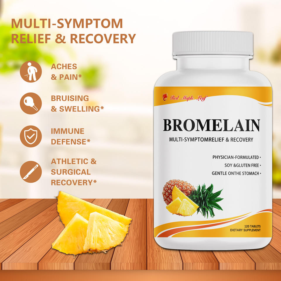 Stem Bromelain Tablets 150,000 GDU - Natural Anti-Swelling & Thrombus ...