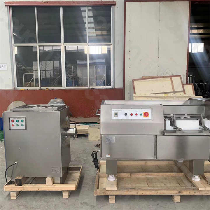 QD 350 500 Cube Meat Slice Cutting Machine Fish Pork Beef Vegetable ...