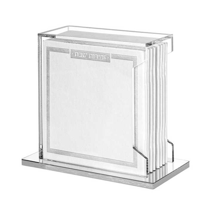 Custom Jewish Judaica - Acrylic Bencher Holder Waterdale Lucite