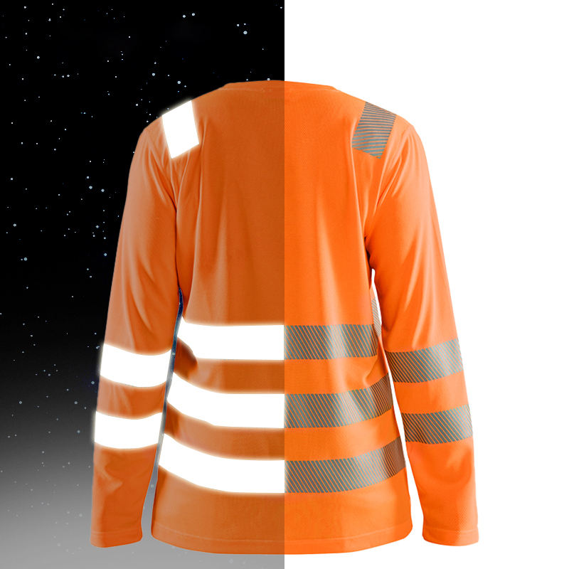 Orange High Visibility Flame Retardant Reflective Safety Workwear T ...