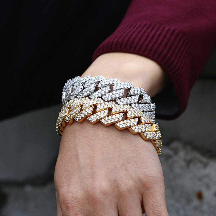 Shop Our 20mm Heavy Cuban Link Bracelet - Gold Plated Brass