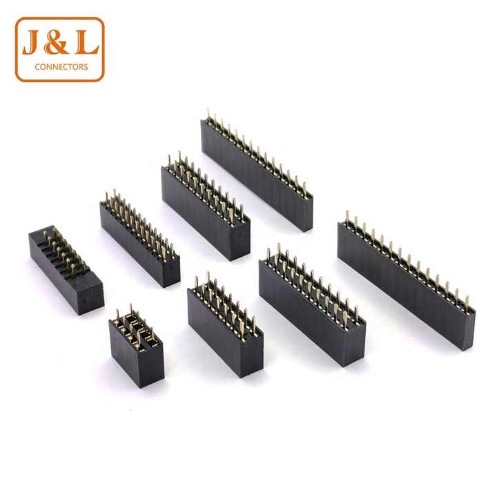 0.8mm Pitch 2x10 Pin 20 Circuits Male Header SMT Right Angle