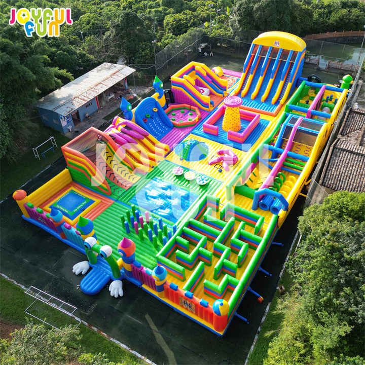 JOYFUL FUN Inflatable Amusement Park Inflatable Playground Kids ...
