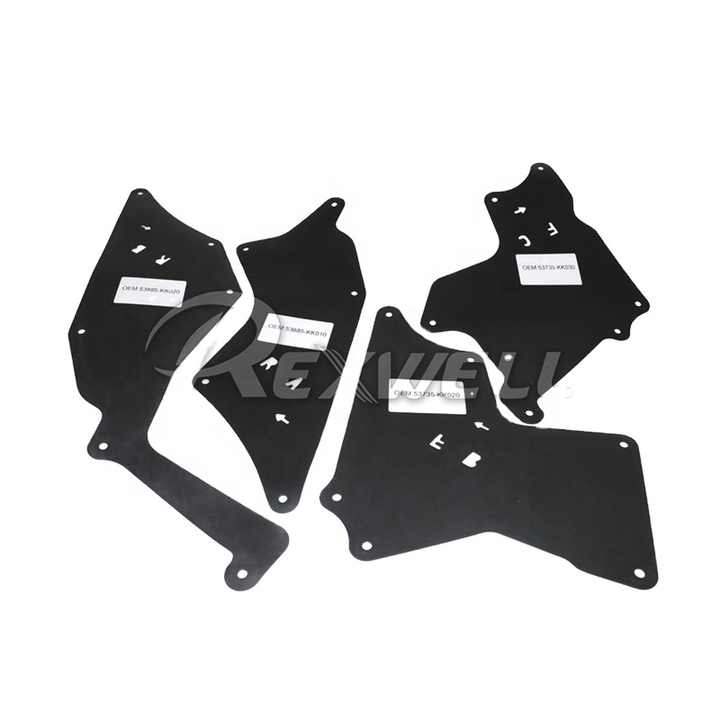 4pcs for Toyota Hilux Front Splash Shield Inner Fender Liner Mud Flaps ...