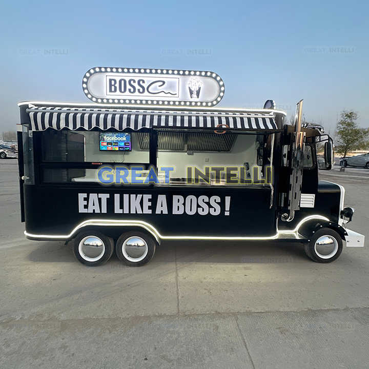 Drivable Food Truck - Outdoor Kitchen & Restaurant Car