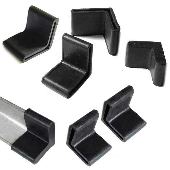 PVC L Shape Angle Iron Rubber End Caps - Protect Your Furniture