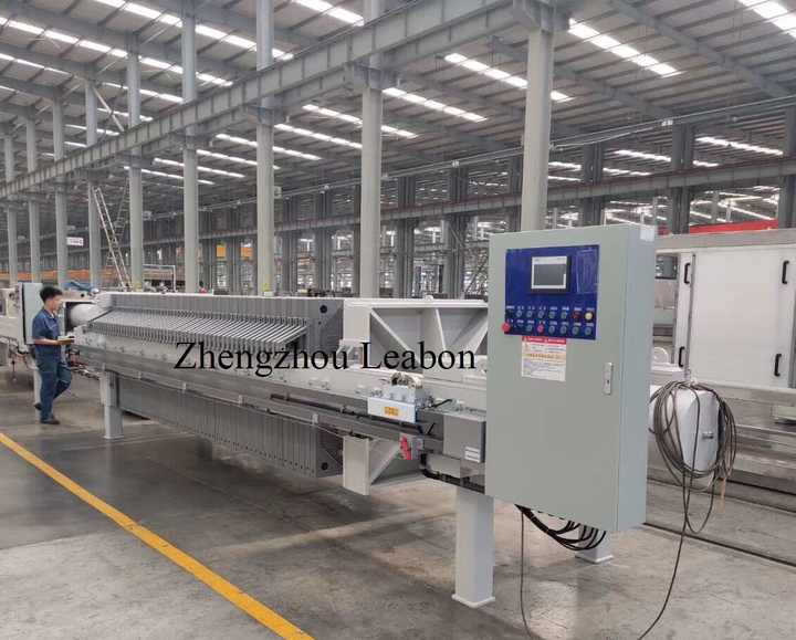 Pressure Filtration Equipment Filter Press Program Controlled Auto 1500 Membrane Filter Press ...