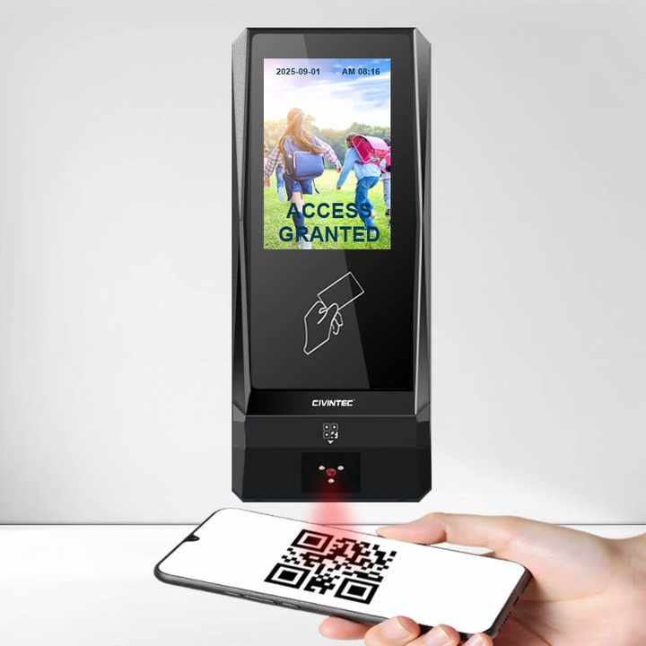 CT9 Linux WiFi NFC RFID Smart Card Time Attendance Recorder Punch Clock ...