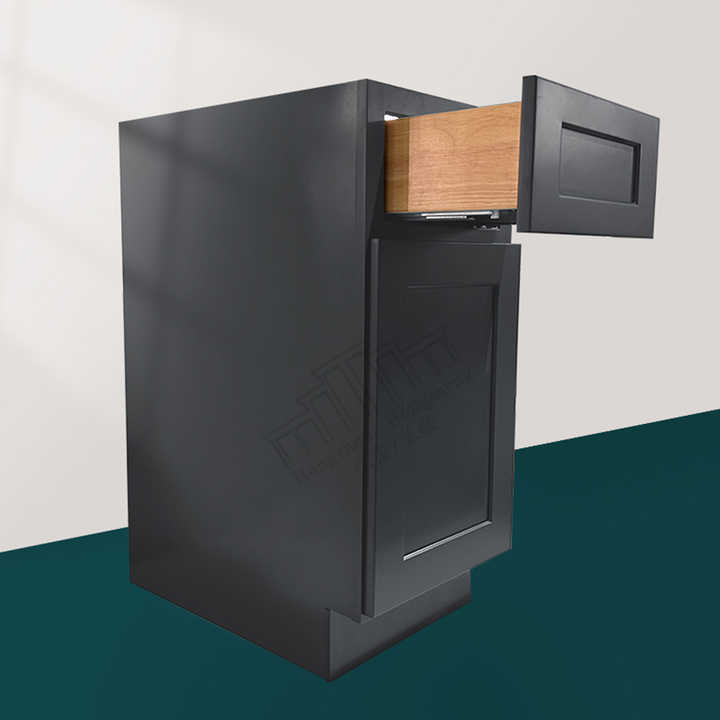 New Arrival Graphite Shaker Style B12 RTA Kitchen Cabinets Stock Wooden ...