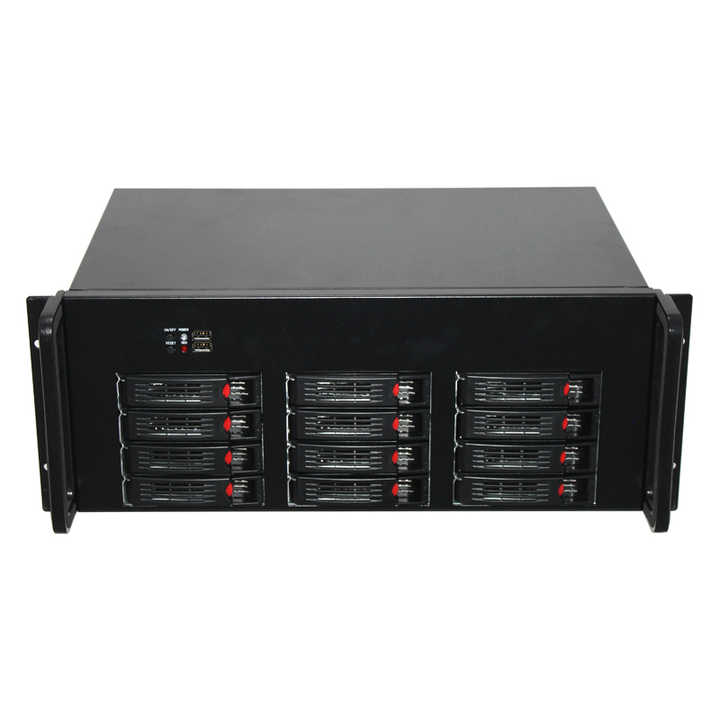 12 Bays Server case Mini Itx Nas Server Data Storage for Backup with ...