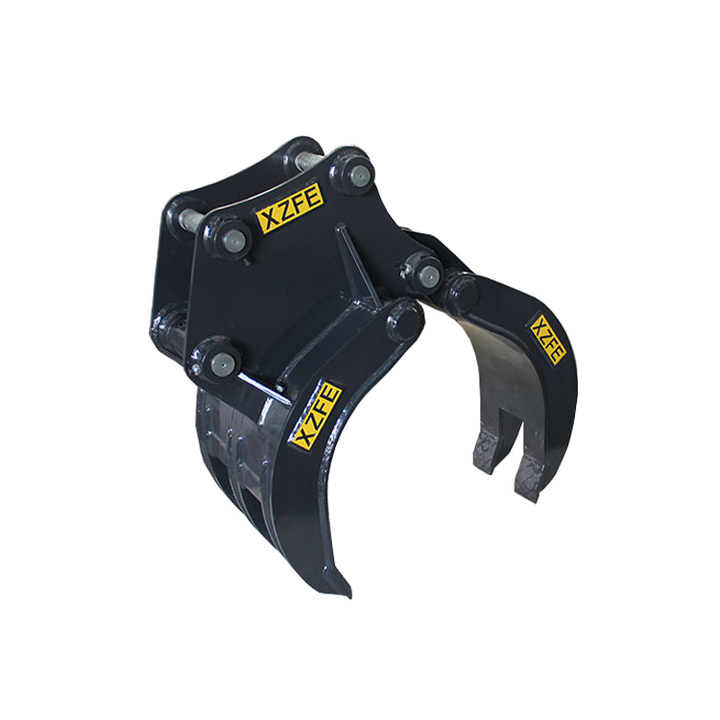 Excavator Grapple Bucket Hydraulic Wood Grapple 360 Log Grab and Stone ...