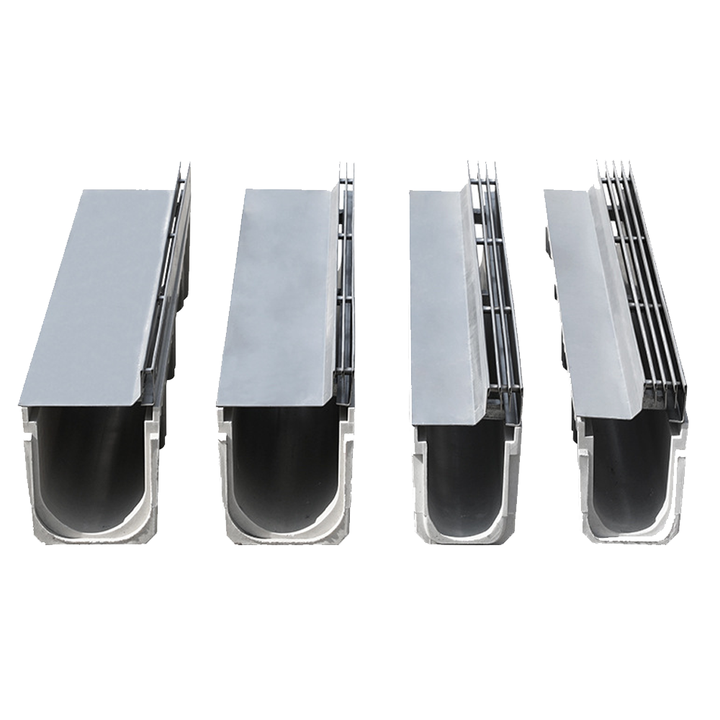 Precast Polymer Concrete Drain Channel Rainwater Drainage Gutter U ...