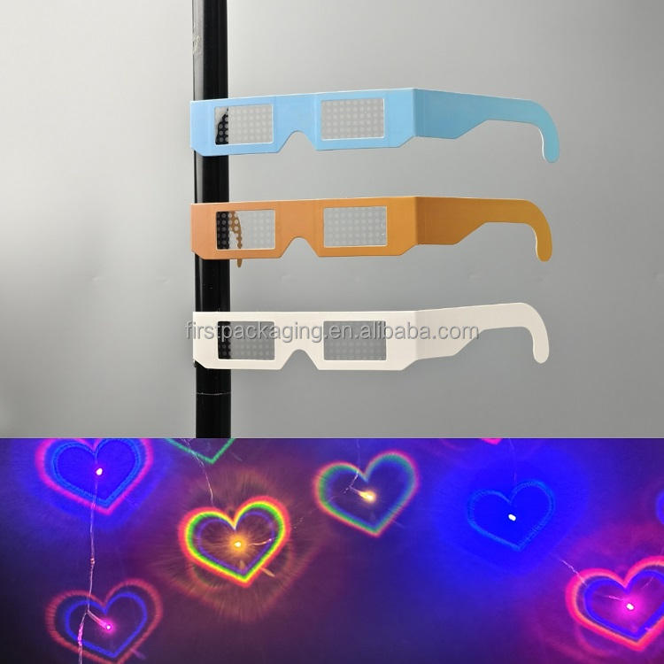 Paper Diffraction Glasses Star - 3D, Personalized, Fast Delivery