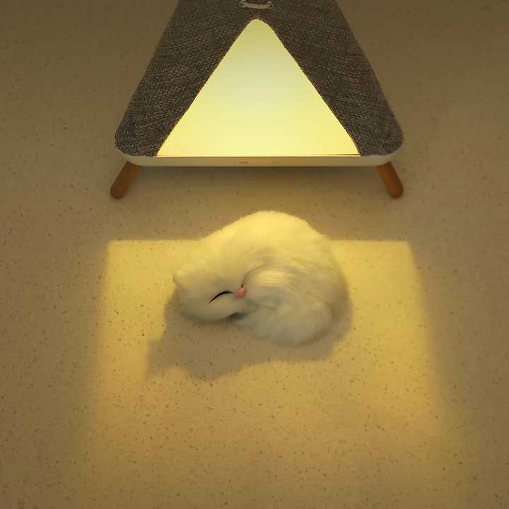 Nordic Creative Wooden LED Table Lamp Base Tripod Cute Table Lamp for ...