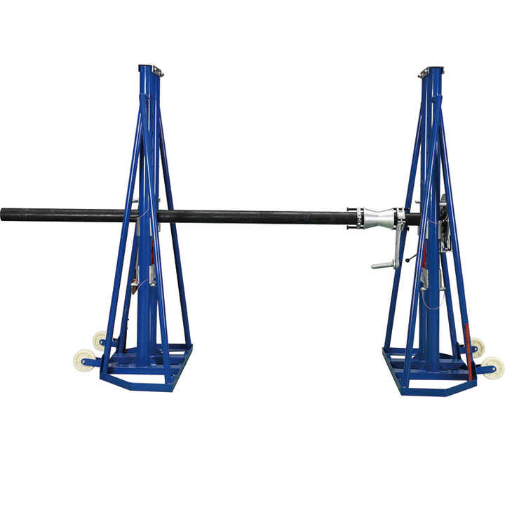 10 Tons Steel Cable Drum Jack Cable Reel Stand Cable Drum Pay-off Stand ...