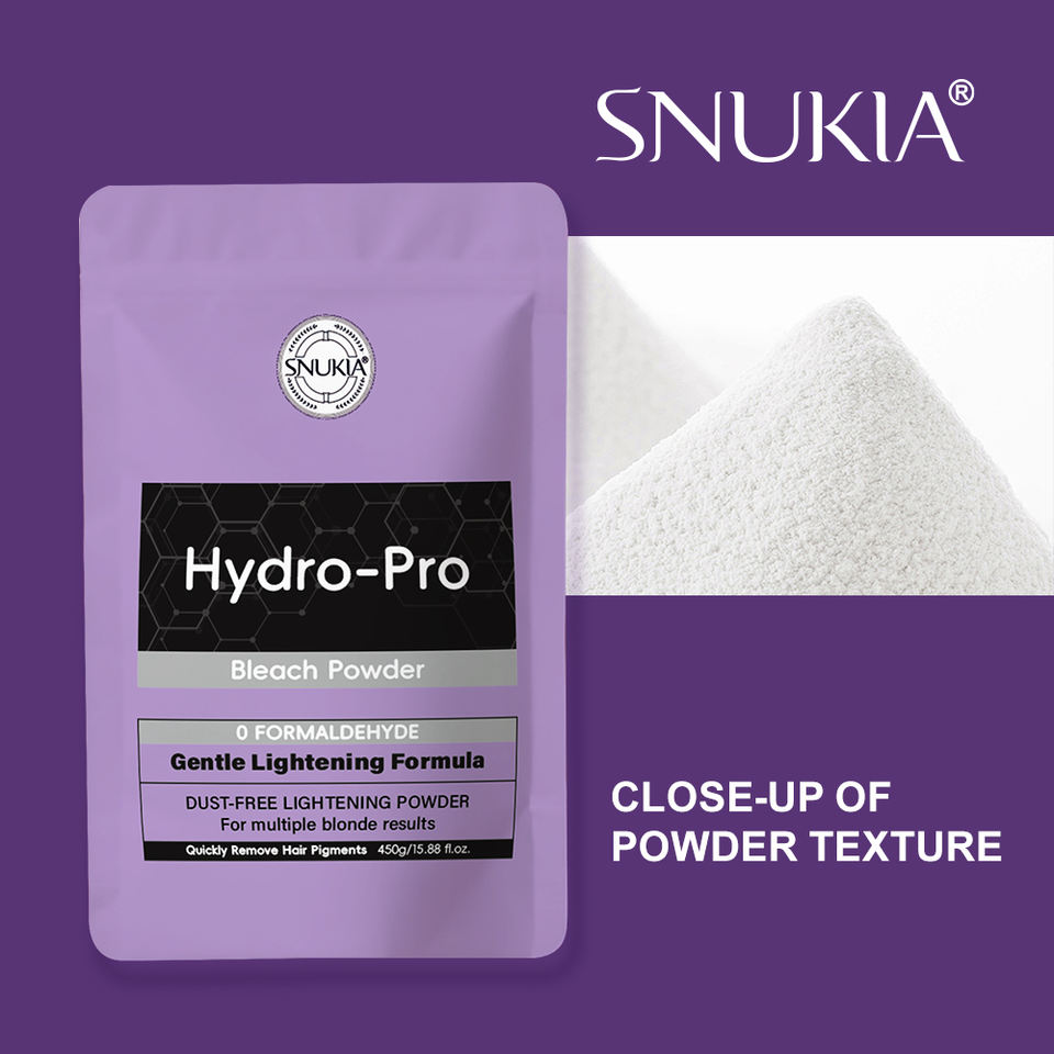 SNUKIA Salon Grade Professional Keratin Bleaching Powder Strong Fade ...