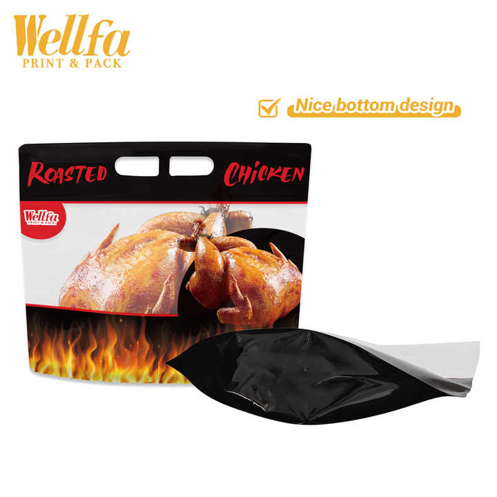 Custom Printed Plastic Laminated Stand up Pouch Rotisserie Roast ...