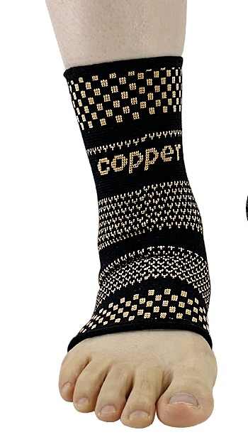 High quality Foot Pain Relief Durable copper Ankle Support Daytime or ...
