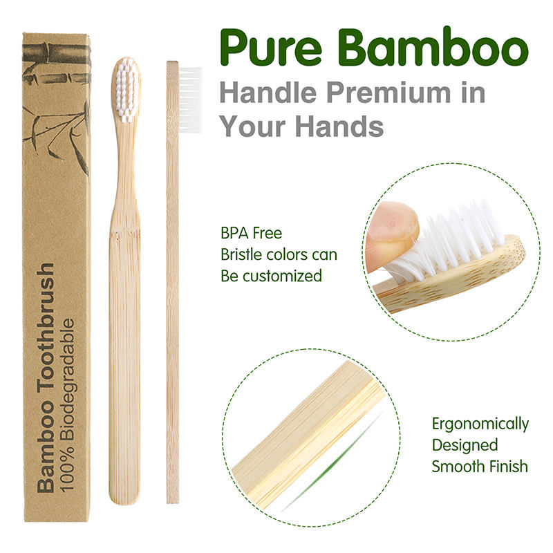 High Quality Customized Logo Eco Friendly Bamboo Handle Hotel ...