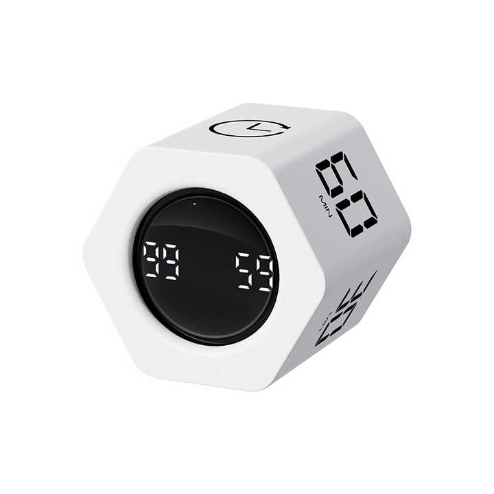 Visual Timer Learning Dedicated Cube Flip Pomodoro Timer Rotating Clock Hexagon Productivity ...