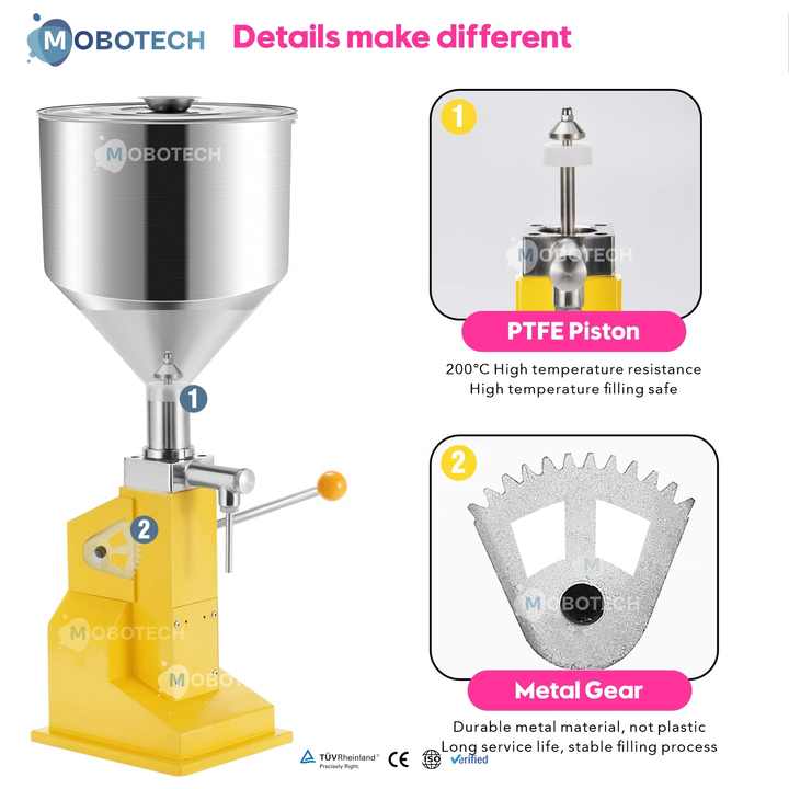 New Design Advanced A03 Manual Cream/Paste/Liquid Manual Filling ...