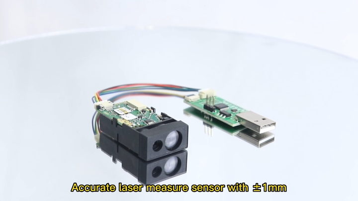 M88B 40m Laser Distance Sensor Module with USB - Accurate ±1mm ...