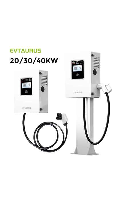 EVTAURUS JT40-A New Commercial Wall-Mounted DC Fast EV Charging Station ...