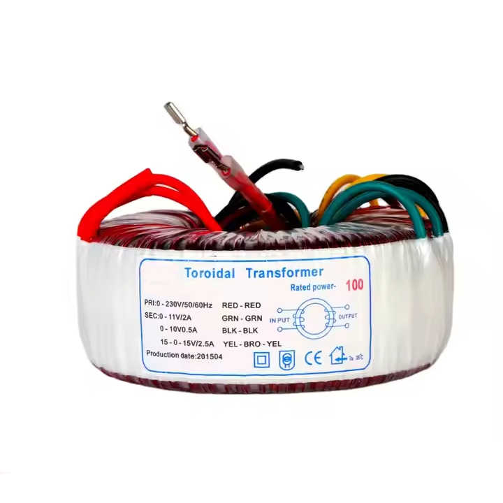 Input 220V 230V Output 12V-0-12V 24V-0-24V 45V 32V 50V Power Toroidal Transformer for Audio ...