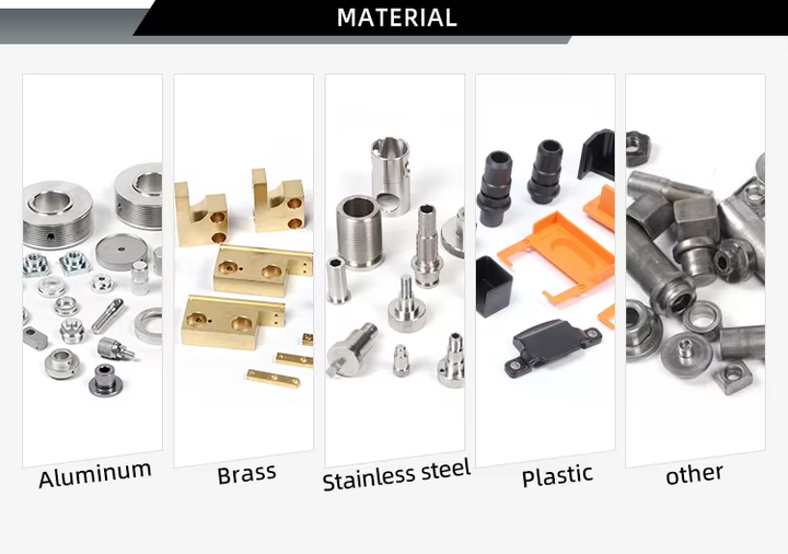 High Quality CNC Machining Milling Precision Custom Precision Copper Aluminum Brass Stainless ...