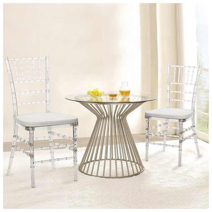 Luxury Transparent Crystal Resin Acrylic Chiavari Chairs