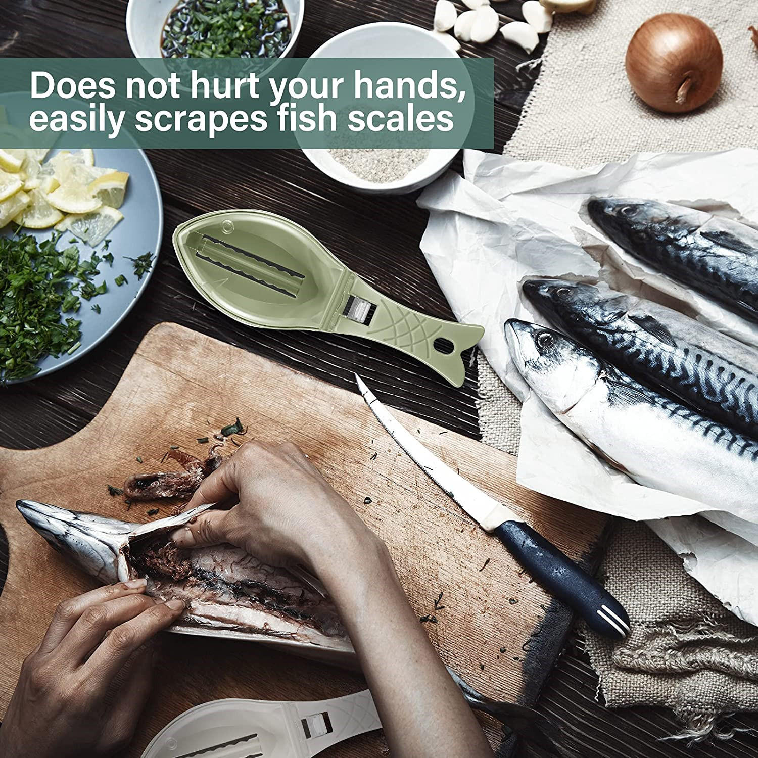 Fish Scale Brush with Lid Descaler Fish Descaler Descaler Scraper ...