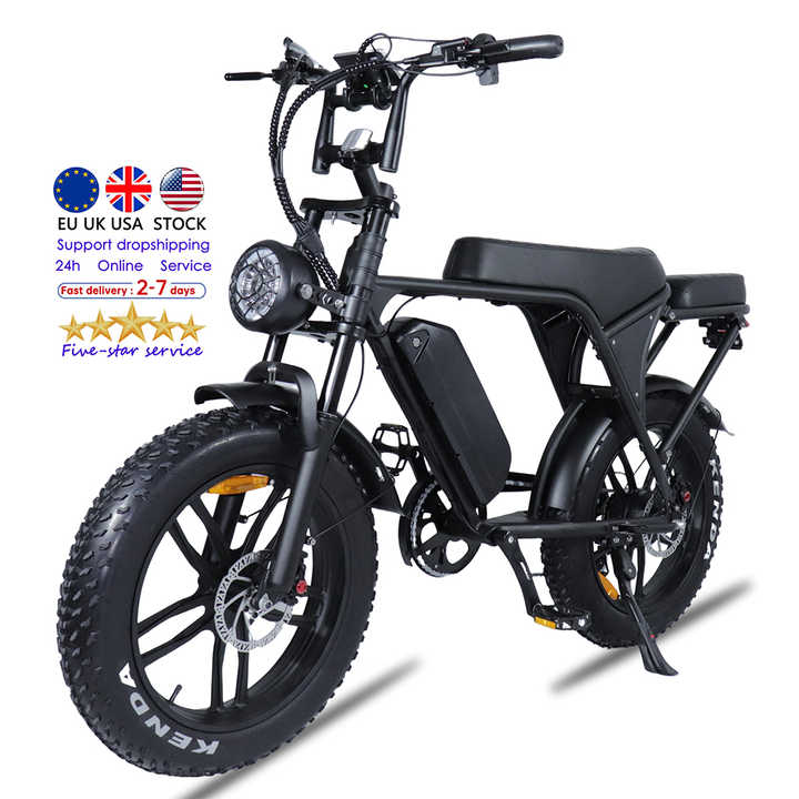 C80 Max Dual-Batterij Fat Band Electr Bike E-Bike Lange Afstand Lithium Off Road Mountain E Bike ...