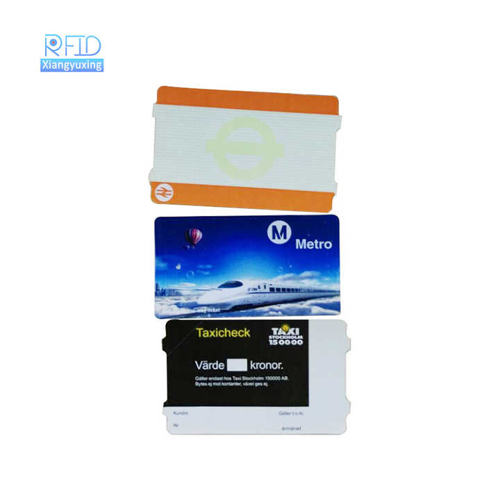 ISO Standard Credit Card Size Rail Ticket Paper Business