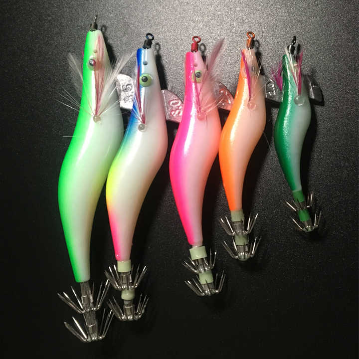 Wholesale 10.5cm/10g Luminous Fishing Jigs Hook Luminous Bait Fishing ...
