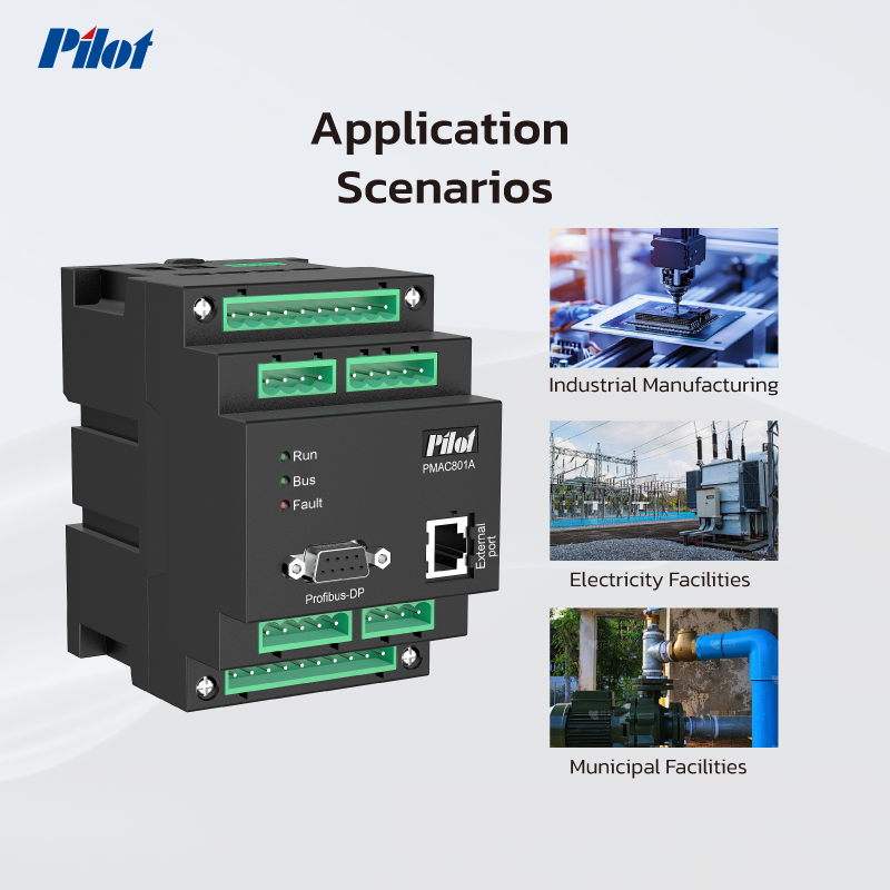 Pilot PMAC801A Compact Three-Phase Motor Protection Controller with LCD ...