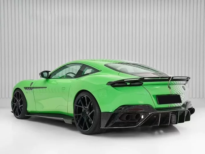 Carbon Fiber Surround Kit Front Lip Rear Lip Side Skirt Tail Wing Hood ...