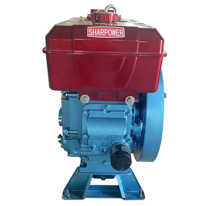 SHARPOWER Single Cylinder Diesel Engine Heavy Duty Durable Water-Cooled ...
