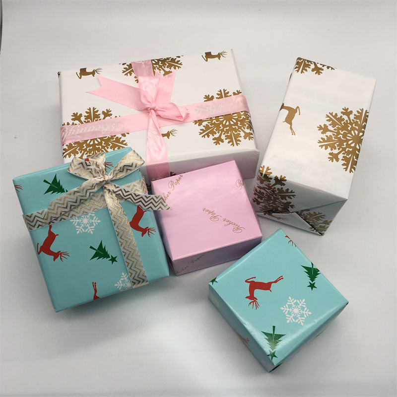 Luxury Daily Gift Wrapping Paper Coated Waterproof Eco-Friendly ...