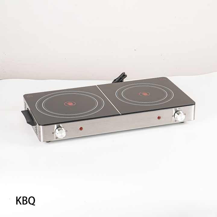 2000W Two Stove Ceramic Cooking 2 Burner Electric Hot Plate
