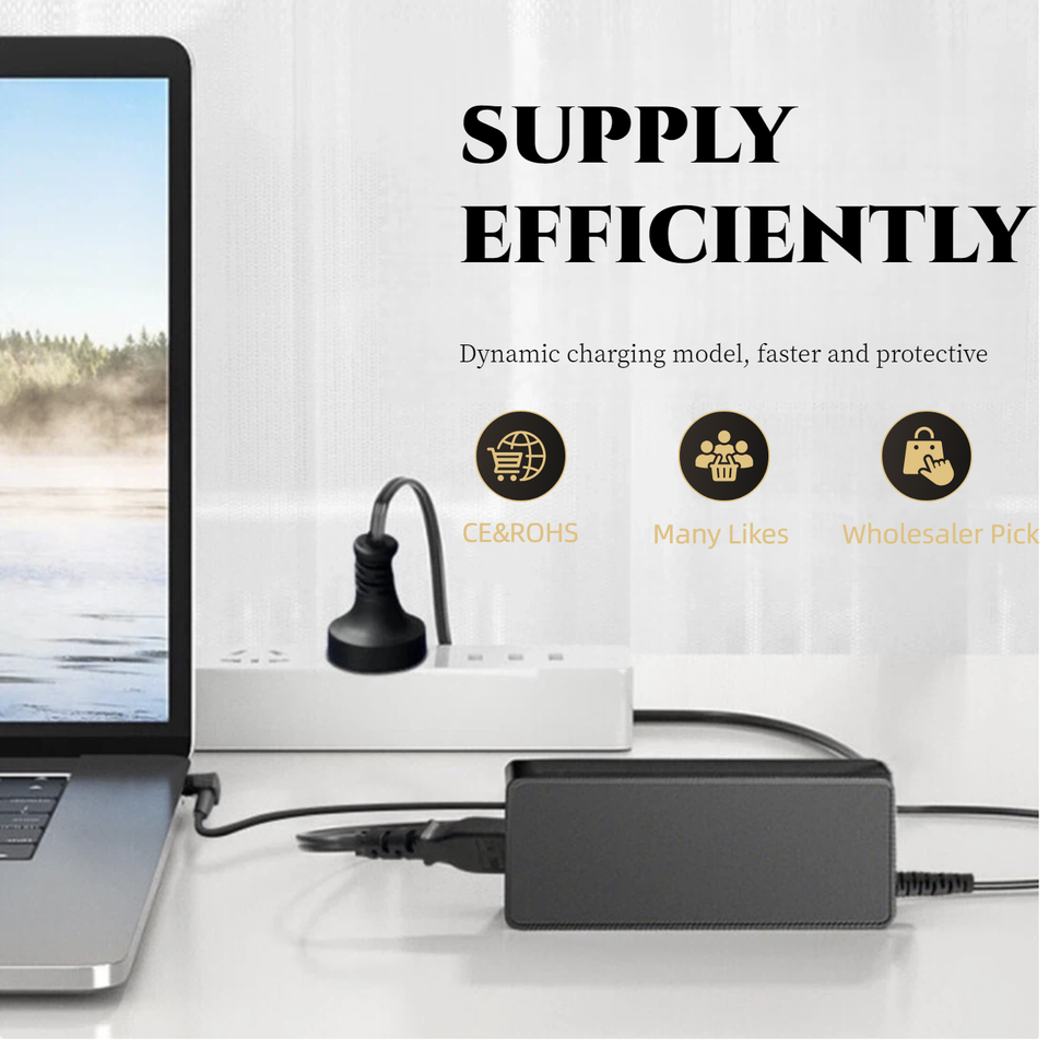 230W 19.5V 11.8A DC PC Fireproof Material Plug-In Power Supply Adapter ...