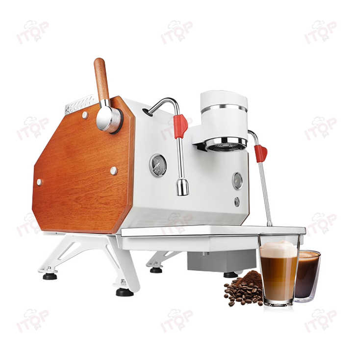 Commercial Rotary Pump 9 Bar Espresso Machine Semi-automatic Single ...