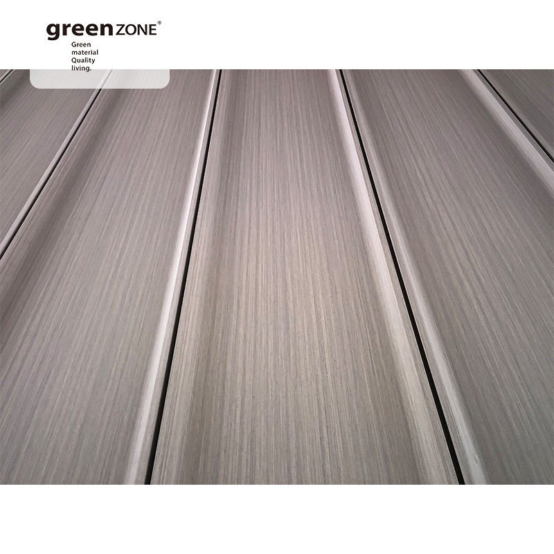 Grooved White WPC Wall Decorations Panel for Home Luxury Living Room ...
