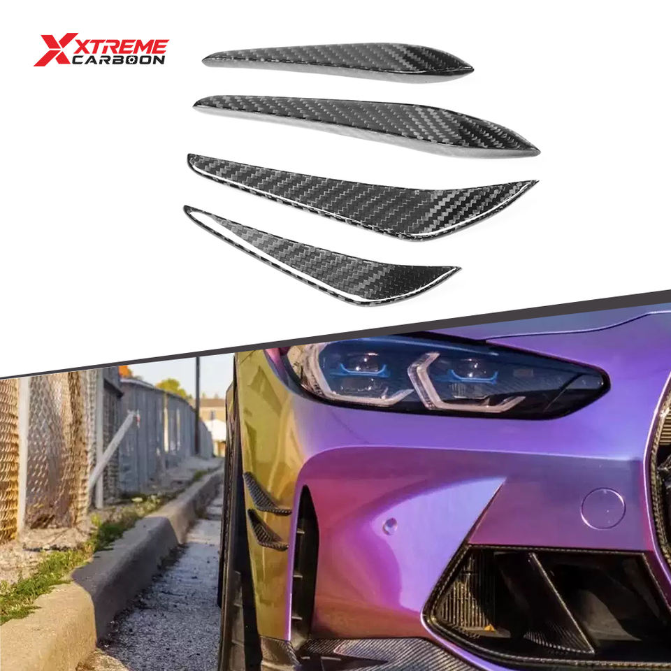 Dry Carbon Fiber M Performance Side Canards for BMW G80 G81 M3 G82 G83 ...