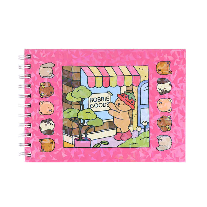 Bobbie Goods Cute Children Cartoon Coloring Book - A5 Spiral Bound