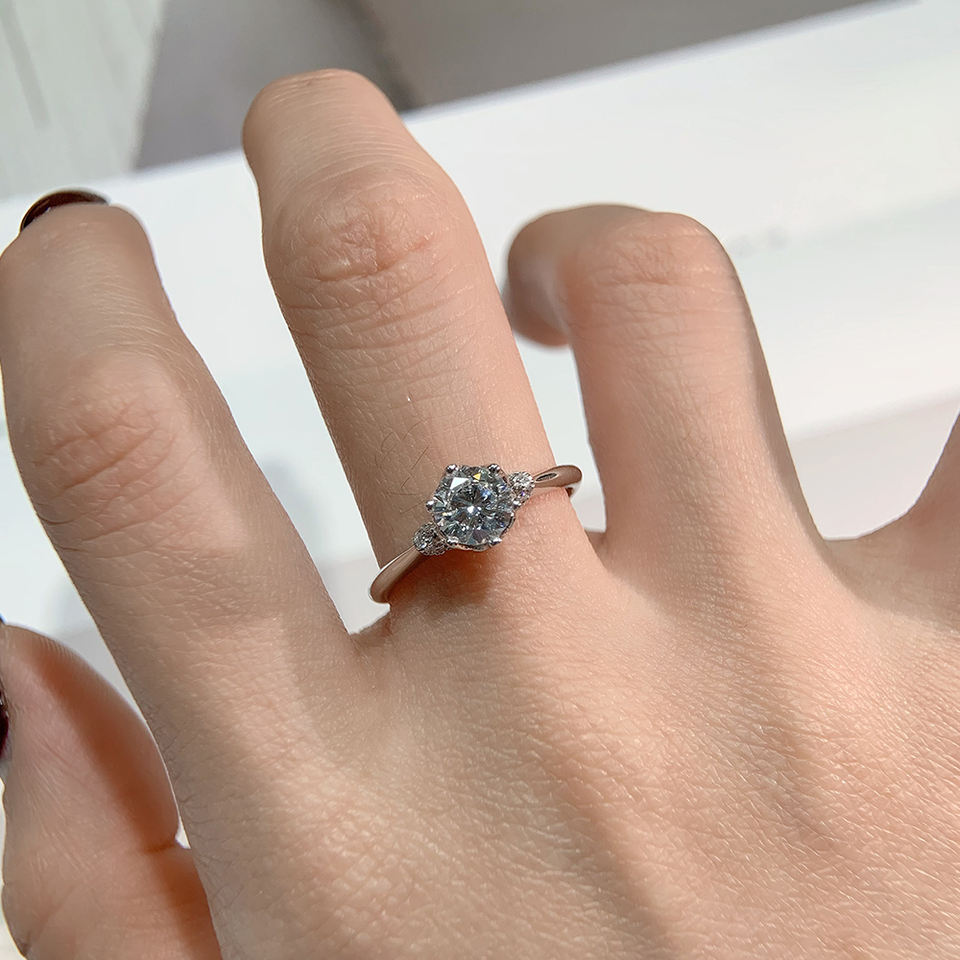 Charming Women's Asscher-Cut Long Lab Grown White Diamond Body Jewelry ...