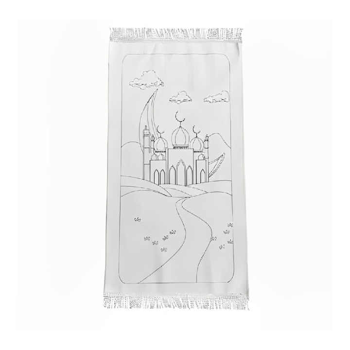 Islamic Turkish Church Prayer Mat Drawing Kids Carpet Portable Children ...