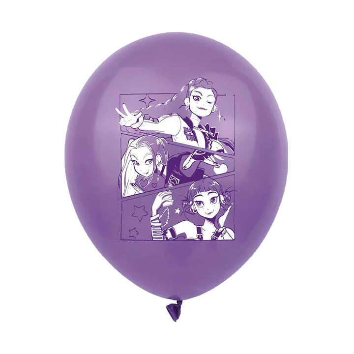 Demon Hunters Theme Balloon Birthday Party Decorations Background ...