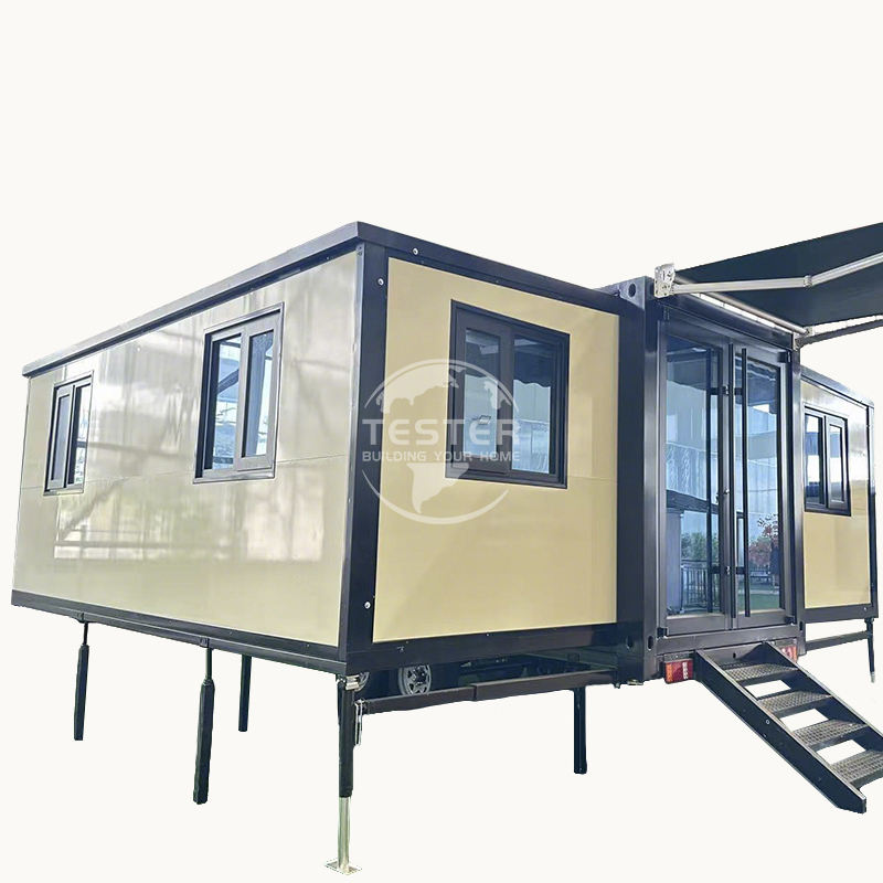 Modern Expandable Steel Container House Kitchen Hurricane Prevention ...