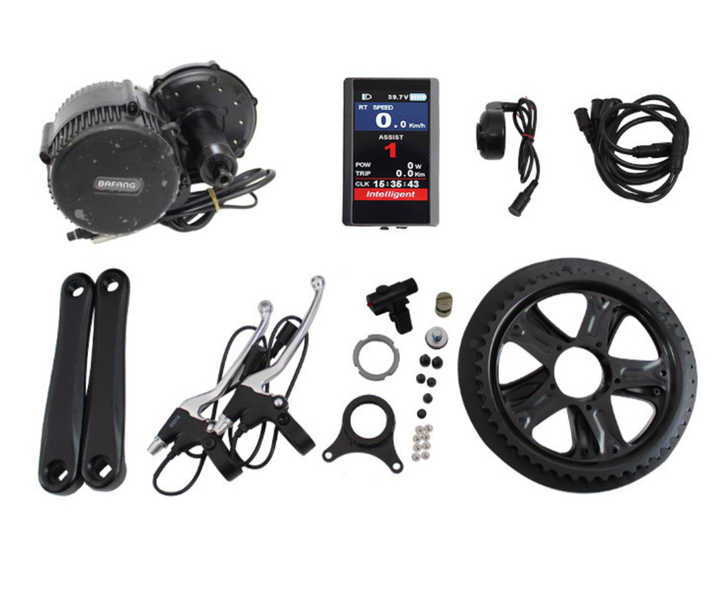 Bafang BBS HD 48V 1000W Mid Drive Pedicab Motor Kit with DPC14 Display